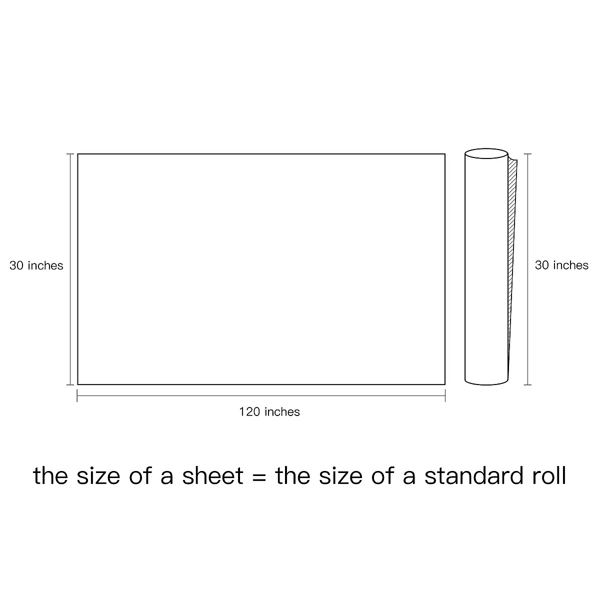 MAYPLUSS Wrapping Paper Large Sheet - Folded Flat - 6 Different Cat Design (45.2 sq. ft.ttl.) - 27.5 inch X 39.4 inch Per Sheet