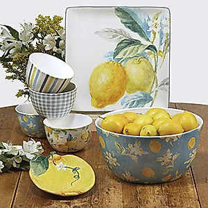Certified International Citron Oval Platter 16",