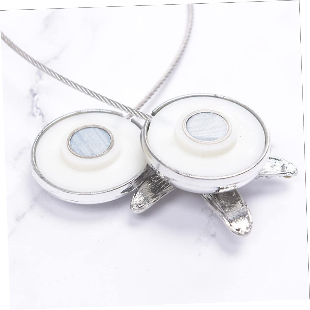 Alipis 2 Sea Fish Pattern Curtain Buckles Drapery Magnet Curtain Hooks for Drapes Back Tie Outdoor Shower Curtain Hook Curtains Nautical Home Decor Magnetic Magnet Hooks Adjustable Strap