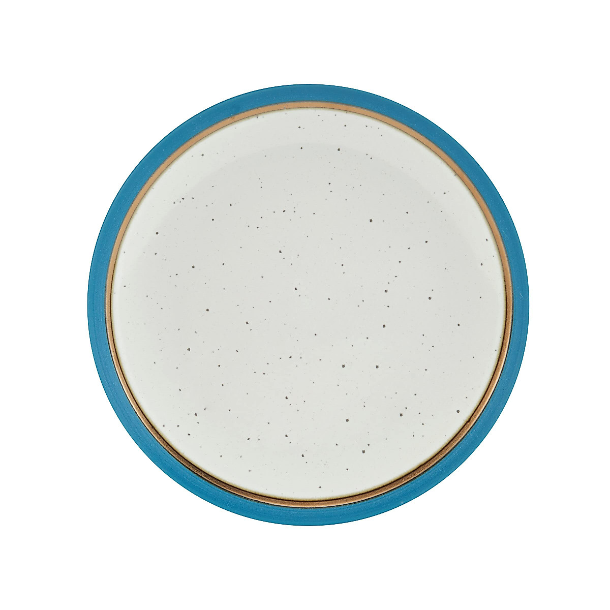 Pfaltzgraff Ezra Speckled 16 Piece Dinnerware Set, Service for 4, Blue Banded