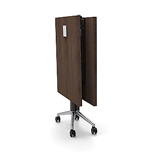 12 Person Conference Tables Meeting Seminar Fold Up Model 6732 2pc Color Java X-Thick Tops, Luxury Chrome Base & Casters, Ready to Use. (Tables, Power Bars Included, Seating NOT Included)