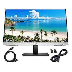 HP 24mh IPS Full HD LED 24 Inch Anti-Glare Computer Monitor, HDMI, VGA, Display Port, Edge to Edge Screen, Upto 16.7 Million Colors, 178 Degree Viewing Angle, 75 Hz Refresh Rate (Renewed)