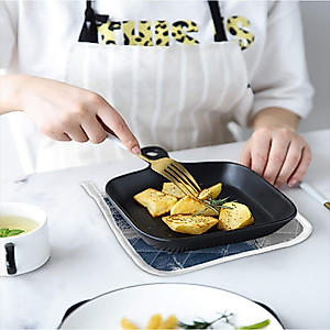 Kitchen Oven Gloves Abstract Paint Art Graffiti Lattice Oven Mitts Pot Holder Set Blue White Gray Hot Pad Sets for Kitchen BBQ Cooking Baking Grilling Heat Resistance 12 x 6 inch + 8 x 8 inch