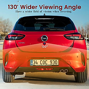 Pyle Universal Mount Front Rear Camera - 1.25” Marine Grade Waterproof Cam Built-in Distance Scale Lines Backup Parking/Reverse Assist w/ Night Vision LED 420 TVL Resolution & RCA Output PLCM39FRV