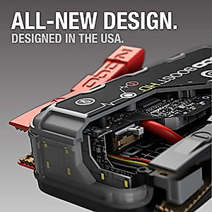 NOCO Boost HD GB70 2000A UltraSafe Car Battery Jump Starter, 12V Jump Starter Battery Pack, Battery Booster, Jump Box, Portable Charger and Jumper Cables for 8.0L Gasoline and 6.0L Diesel Engines