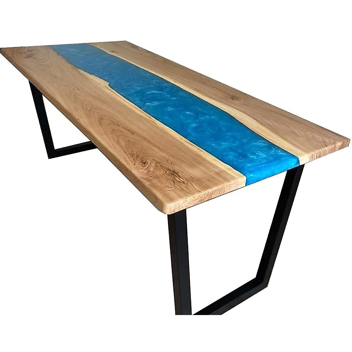 Epoxy Table, Live Edge Wooden Table, Epoxy Resin River Table, Natural Wood,Dining table, Natural Epoxy Table, Resin Table