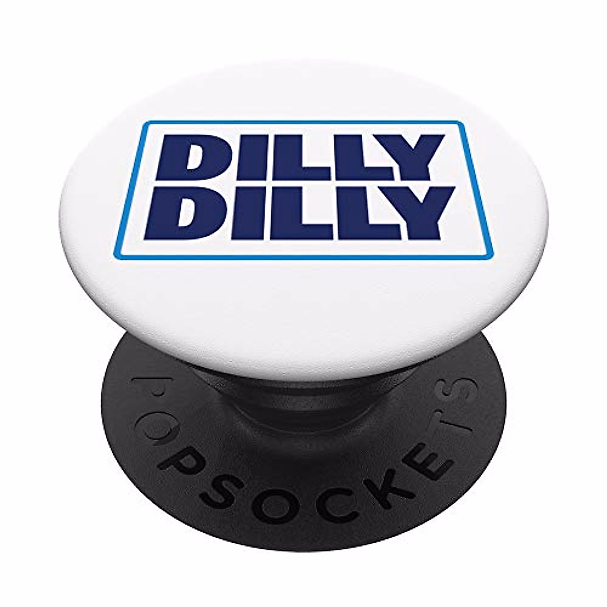 Bud Light Dilly Dilly White PopSockets Stand for Smartphones and Tablets PopSockets PopGrip: Swappable Grip for Phones & Tablets