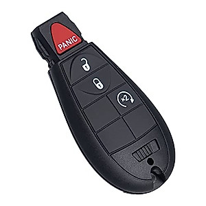 Key Fob FOBIK Keyless Remote Start Replacement Fits for Dodge Ram 1500 2500 2009 2010 2011 2012 Grand Caravan Charger Challenger Durango Journey Jeep Grand Cherokee Commander Chrysler Town Country