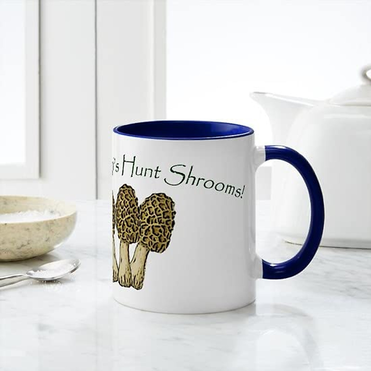 CafePress Only Fungi's Hunt Shrooms! Mug Ceramic Coffee Mug, Tea Cup 11 oz