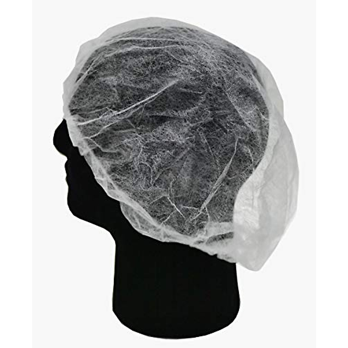 G & F Products 13040-100 Disposable Bouffant Caps Hair Net, Spun-Bonded Polypropylene, Non-Woven, Medical, Labs, Nurse, Tattoo, Food Service, Health, Hospital, White, 100/Sleeve