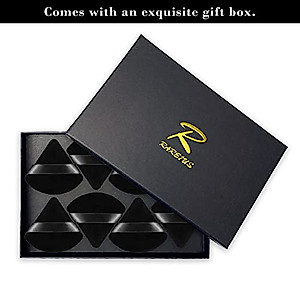 8Pcs of Triangular Powder Puff Makeup Sponges, Made of Super-soft Velvet, Designed for Contouring, Eye, and Corner, Beauty Blender Foundation Mixing Container.(Black)
