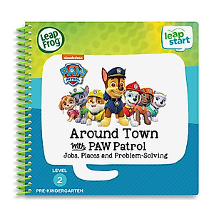 LeapFrog LeapStart Pre-K 4-Pack, for 3-6 yrs includes Mr. Pencil Sharpens Creativity, Read and Write, Around the World, Around Town With PAW Patrol