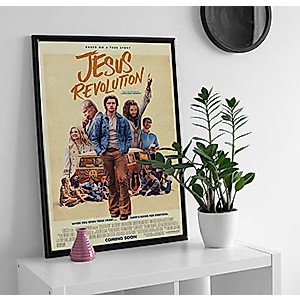 Je%sus Revo%lution Movies 2023 Poster, Movies 2023 Poster Canvas, Gift For Je%sus Revo%lution Fan Poster, Home Wall Decor Canvas Poster, Custom Poster