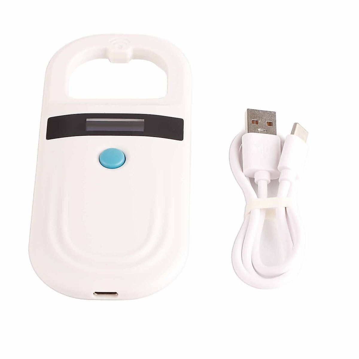 Microchip Reader, Pet Microchip Scanner with 0.91 Inch High Brightness OLED Display, Universal Handheld Animal Chip Reader, Pet ID Microchip Scanner, for Animal Tracking