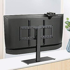 Mounting Dream Adjustable TV Top Shelf Mount Holder for Fire TV, Apple TV, Roku 3 Streaming Media Player, Easy to Install Streaming Media Box TV Shelf Top Mount, MAX Loading 11 lbs. MD5605