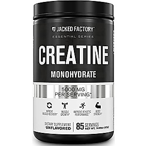 Creatine Monohydrate Powder 5g - Pure Creatine Supplement for Muscle Growth & Recovery, Build Muscle & Increase Strength, Improve Performance - 85 Servings, Unflavored