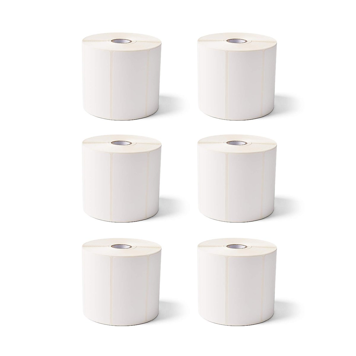 Zebra 4 x 3 in Direct Thermal Paper Labels Z-Perform 2000D Permanent Adhesive Shipping Labels 1 in Core 6 rolls 10031641SP