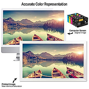 Cartlee Set of 5 Compatible 711XL 711 High Yield Ink Cartridges for HP Designjet T120 T520 Printers (2 Black, 1 Cyan, 1 Magenta, 1 Yellow)