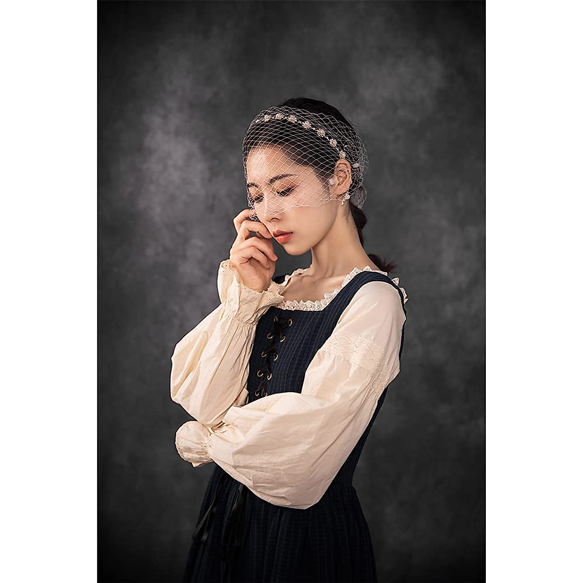 Kate 5x7ft/1.5x2.2m Dark Backdrop Black Abtract Texture Portrait Photo Backgrounds Photography Studio Props