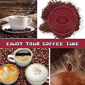 Prasacco Pour Over Coffee Maker Collapsible Pour Over Coffee Dripper Portable Camping Coffee Maker Reusable Silicone Pour Over Coffee Filter for Backpacking Camping Home Office