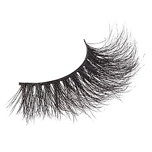 i-ENVY Luxury Mink Collection False Eyelashes 100% Real Mink Glamorous Eye Look Lashes Maximum Fluffiness 3D Multi-Curl Angle (1 Pack)