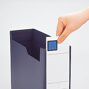 King Jim 4635N File Box, G-Box, PP, A4, Horizontal, Storage Width 5.9 inches (150 mm), Gray