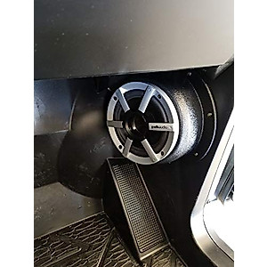 Single Universal Angled Speaker Enclosures Boxes Pods for Install of 6.5 Inch Speakers or Smaller 6 1/2" Speaker Enclosure