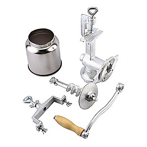 Ejoyous Hand Crank Grain Mill, Table Clamp Manual Corn Grain Grinder Cast Iron Mill Grinder for Grinding Nut Spice Wheat Coffee Home Kitchen Commercial Use