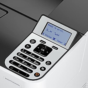 Kyocera ECOSYS PA5000x Monochrome Laser Printer, 52 ppm, 600 x 600 dpi and Up to Fine 1200 dpi, 600 Sheet Tray, 100 Sheet MPT, Duplex, 5 Line LCD w/Hard Key Panel, Gigabit Ethernet, USB, 512 MB