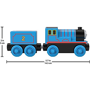 Thomas & Friends Wood Edward push-along train engine for toddlers and preschool kids ages 2 years and up