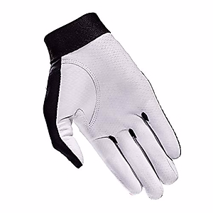 HEAD Leather Racquetball Glove - AMP Pro Copper Tech Glove for Right & Left Hand - Black/Silver/Red, Right - Medium