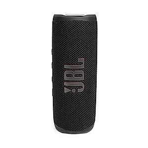 JBL Flip 6 Waterproof Portable Wireless Bluetooth Speaker Bundle with divvi! Premium Hardshell Case - Black