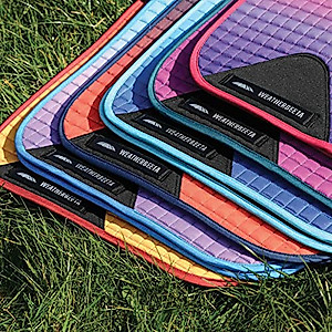 Weatherbeeta Prime Ombre Dressage Saddle Pad - Rainbow Dream - Full