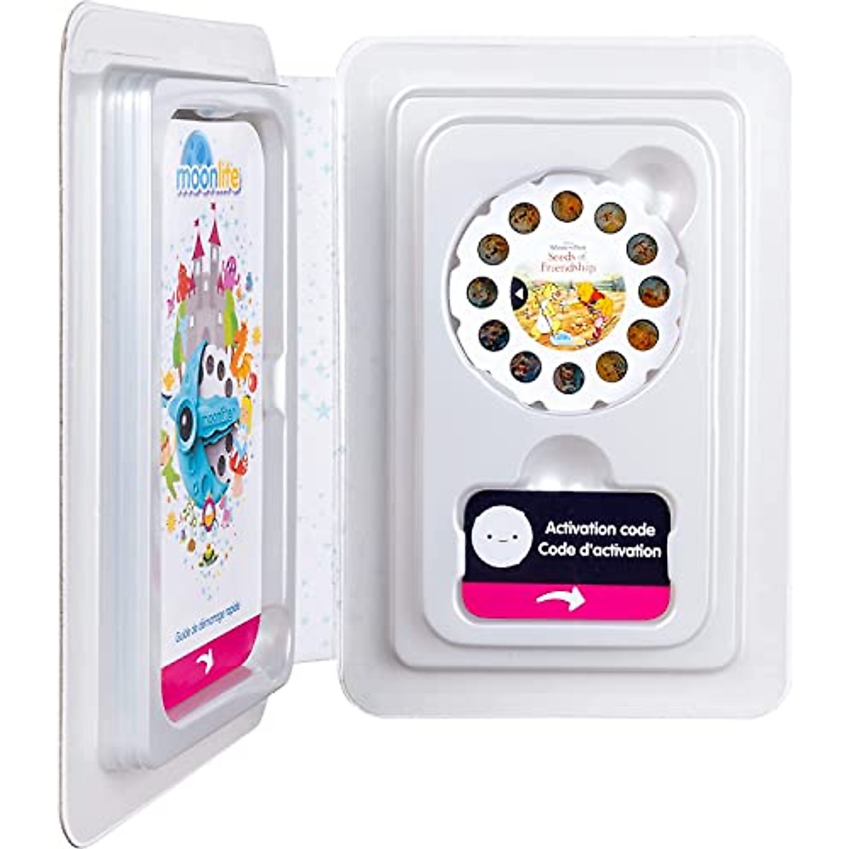 Moonlite Storybook Reels for Flashlight Projector, Kids Toddler | Disney’s Winnie The Pooh: Seeds of Friendship | Single Reel Pack Story for 12 Months and Up