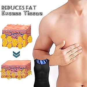 Unloshe CGTFY Gynecomastia Compress Tank Top, Compression Tank Top Men, Men Slimming Body Shaper Vest (L/XL,Black)