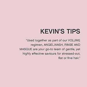 KEVIN.MURPHY ANGEL.WASH - Restorative Shampoo - For Fine Coloured Hair - Colour-Safe Shampoo - With Vitamins & Antioxidants - Sulphate & Paraben Free - 250 mL / 8.4 fl oz