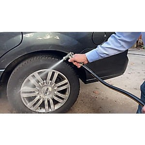 Atlantic Female to Female Heavy Duty Garden Hose 5/8 Inch x 5 Foot Black Water Hose Short Connection Leader Hose (5FT Female-Female)