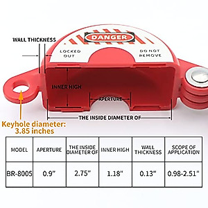 Water spigot lock,very strong outdoor faucet cover lock,gate ball valve lockout