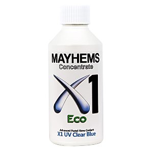 Mayhems - PC Coolant - X1 Concentrate - Eco Friendly Series, UV Fluorescent, 250 ml, Clear Blue