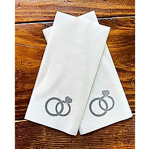 FirePrime Disposable Dinner Napkins, Guest Towels - Linen-Feel, Cloth-Like, Paper Hand Napkins, Soft, Absorbent, Thick Towels for Kitchen, Bathroom, Parties, Holidays, Dinners or Events (Wedding)