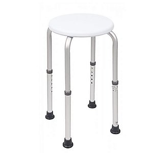 Homecraft Tall Shower Stool, Nonslip Bath Seat, Adjustable Lightweight Shower Stool for Safe Showering and Bathing, Bathtub Bench for Disabled, Elderly, Handicapped, Independent Daily Living Tool