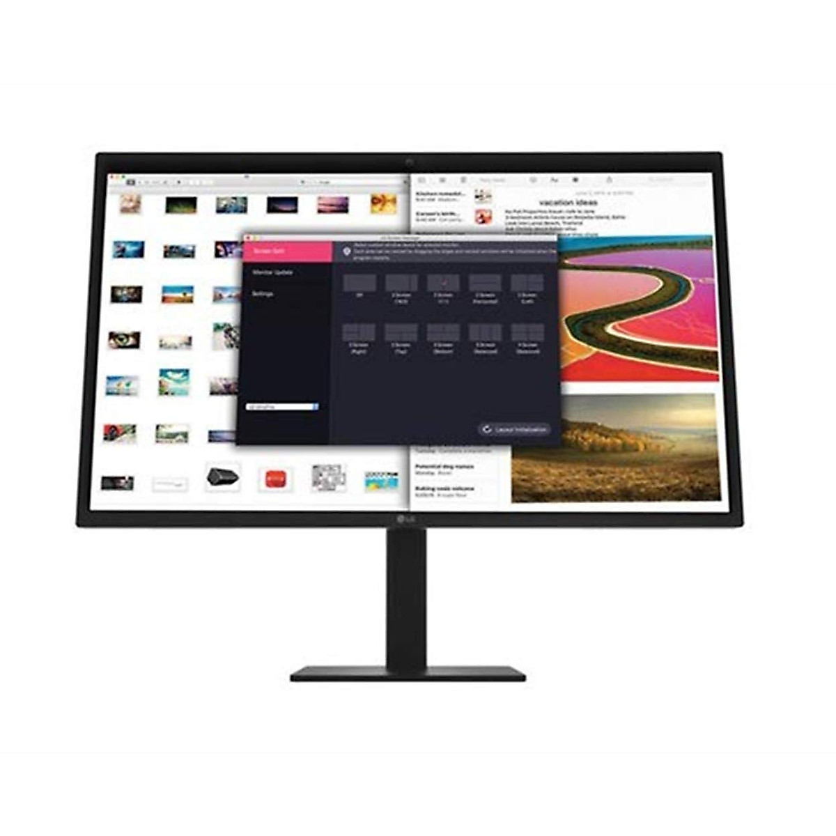 LG UltraFine 5K IPS LED Monitor for MacBook Pro, Black, 27" (Renewed)