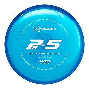 Prodigy Disc 400 PA-5 | Understable Disc Golf Putter | Great for Turnovers & Hyzer Flip Shots | 170-177g | Perfect Beginner Disc Golf Putter | Straight Flying Disc Golf Approach Disc | Colors may vary