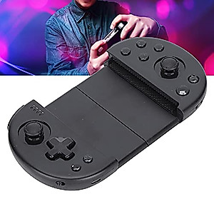 Heayzoki Mobile Gaming Controller, Phone Gamepad Wireless Bluetooth 4.0 Mobile Gamepad Stretchable Joystick Gamepad Controller for 3.5-6.5Inch for Ios/Android