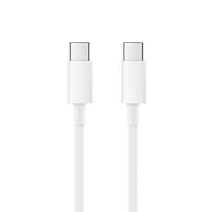 Mi USB Type-C to Type-C Cable, support 5A current and delivering up to 100W. Data transfer with 4.92 ft. For laptops, tablets, smartphones and more