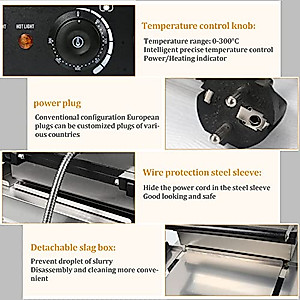 Mvckyi Commercial 3 PCS Abalone Shape Electric Waffle Maker with removable plates, Non Stick Vagina Waffle Machine Hot Dog Baker, Strange Shape Sausage Female Pussy Grill Waffle Baker for Party Snack Food