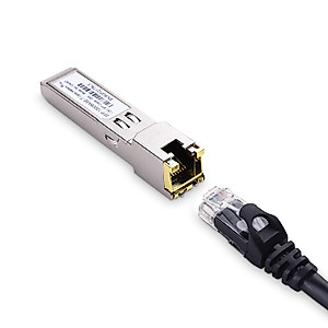 Cable Matters 1000BASE-T Gigabit SFP to RJ45 Copper Ethernet Modular Transceiver for Cisco, Ubiquiti, TP-Link, Huawei, Netgear, and Supermicro Equipment