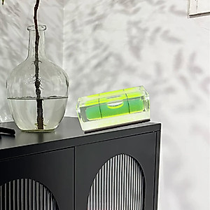 WOYISEPG 5Pcs Magnetic Small Bubble Level Set 29mm/40mm/52mm Multi-sizes Square Spirit Levels Measuring Tools