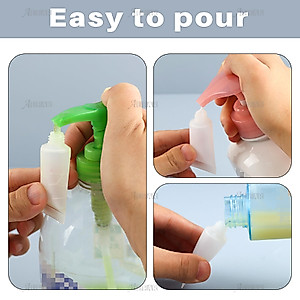 AUEAR, 24 Pack 5ml Empty Refillable Plastic Soft Tubes Squeeze Cosmetic Bottles Packing Sample Mini Containers for Body Lotion Shower Gel Shampoo Cleanser