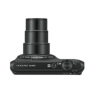 Nikon COOLPIX S6400 16 MP Digital Camera with 12x Optical Zoom and 3-inch LCD (Black) (OLD MODEL)